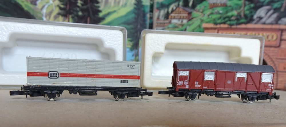 Märklin mini club 8605/8615 2 Güterwagen Spur Z/int 23 (D'occasion) à ...