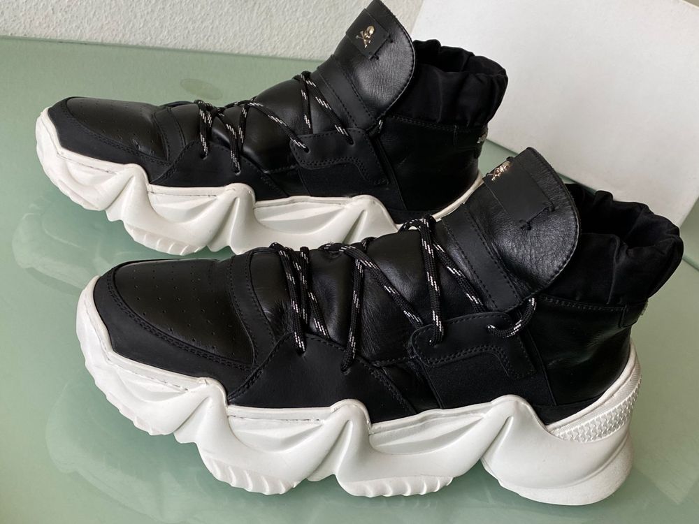 PHILPP PLEIN Schwarz Leder High Top Sneaker 45 (Gebraucht) in ...