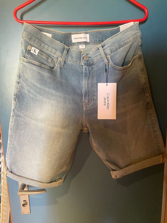 Calvin Klein Slim Short LB Denim Light W 32 | Kaufen auf Ricardo