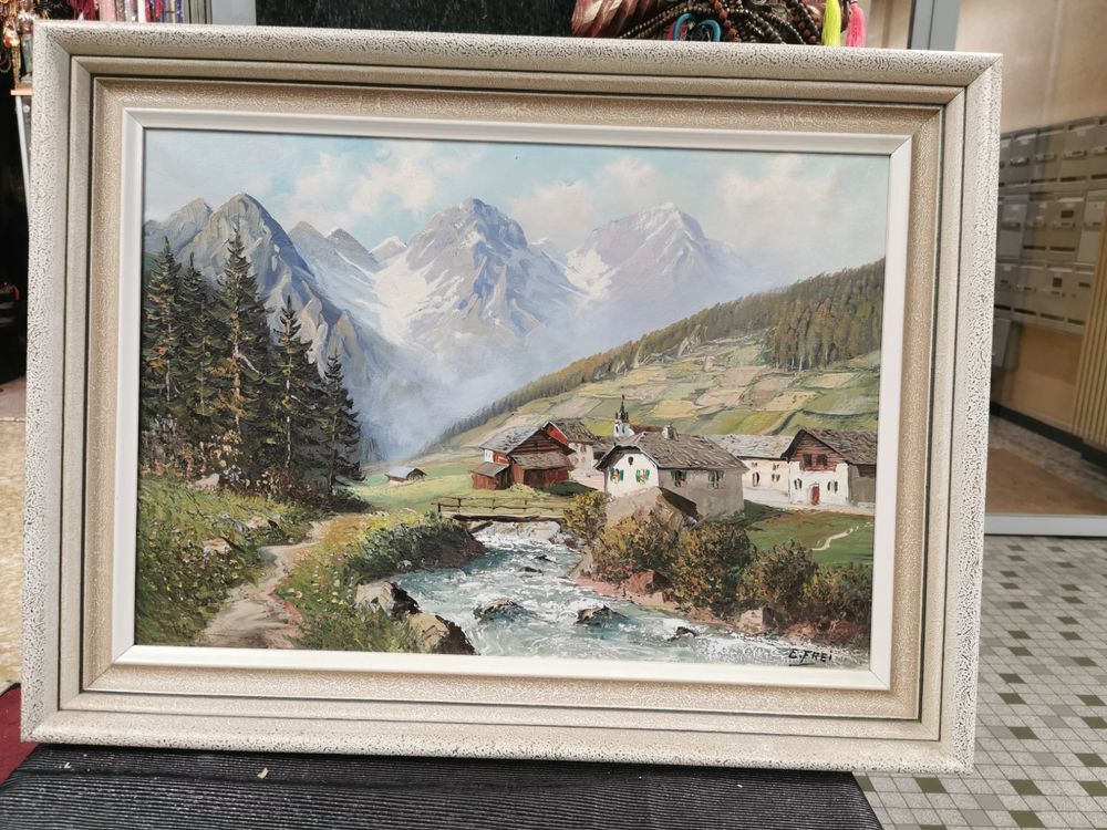 HUILE SUR TOILE SIGNÉE EMIL FREI (1882-1955) (D'occasion) à Genève pour ...