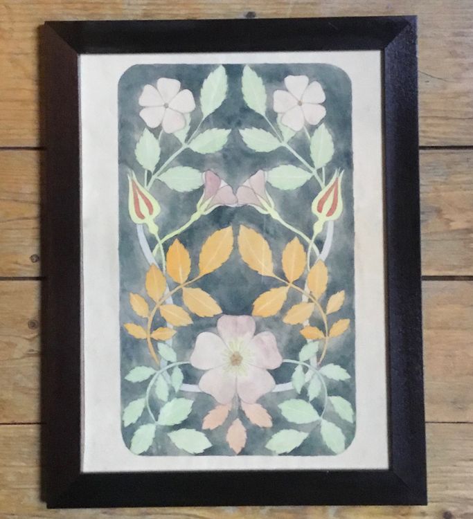 Aquarell gerahmt Blumenbild (Gebraucht) in Schlieren für CHF 29 – mit Lieferung auf Ricardo kaufen