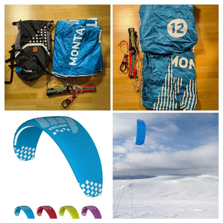 SnowKite Set 12m, Bar, HQ / HQ4 Montana, 2023, Landkite (Gebraucht) in ...