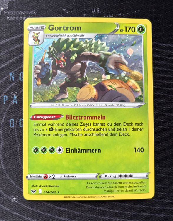 Pokemon Gortrom HOLO SSH 014/202 DE (Schwert & Schild) (Neu (gemäss ...