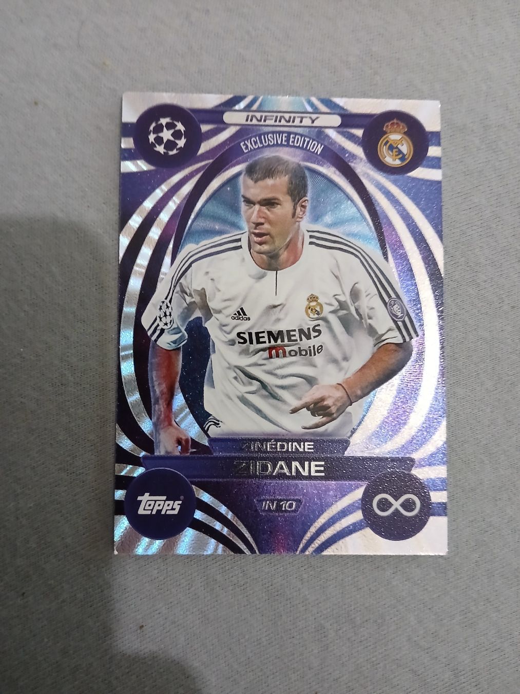 25-26 Topps Match Attax Zidane Infinity Calendar Exclusive! (Gebraucht ...