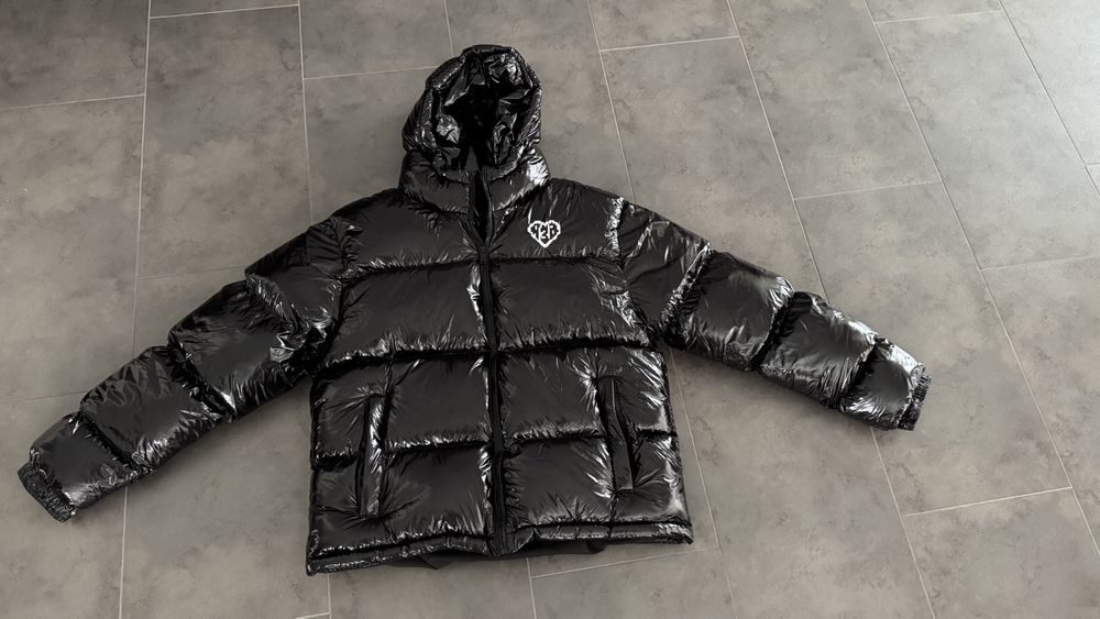 NEU MIT ETIKETT: A3B JACKET VERSE LOGO PUFFER (HOODED) - BL (Neu und ...