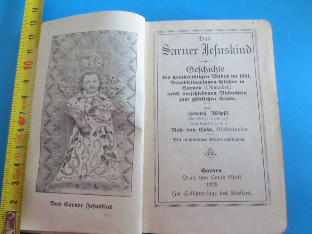 Buch, Das Sarner Jesuskind, Jg. 1925 inkl. Heiligenbildli | Kaufen auf ...