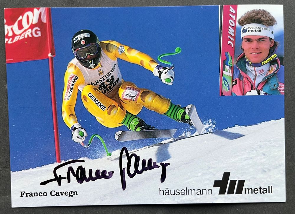 Franco Cavegn/ Skirennfahrer mit Atomic aus Luven | Kaufen auf Ricardo