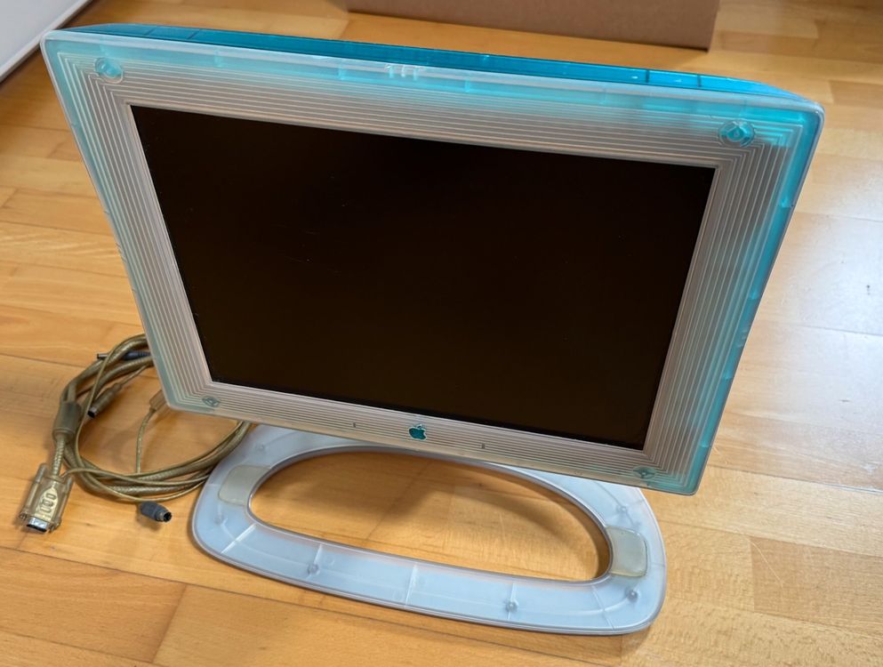 Apple Studio Display LCD 15” Blueberry, Jg. 1999, Vintage (Gebraucht ...