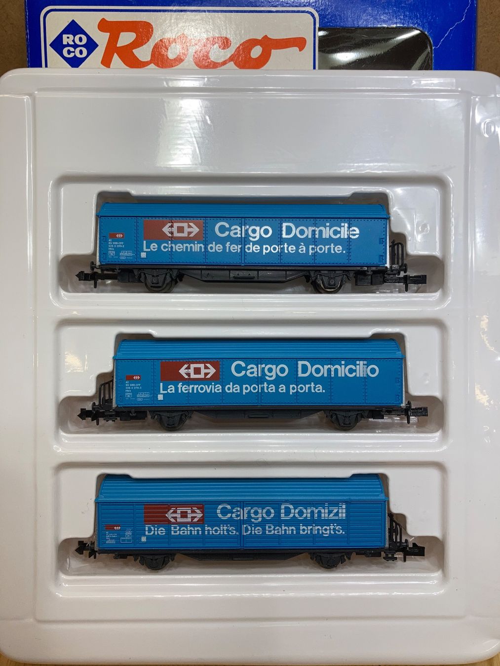 Roco Hbis Cargo Domizil 3er Set, Spur N (Neu und originalverpackt) in ...