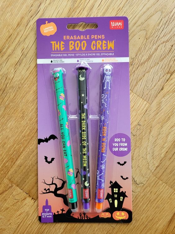 Legami Milano The Boo Crew Radierbare Stifte Set Neu (Neu und ...