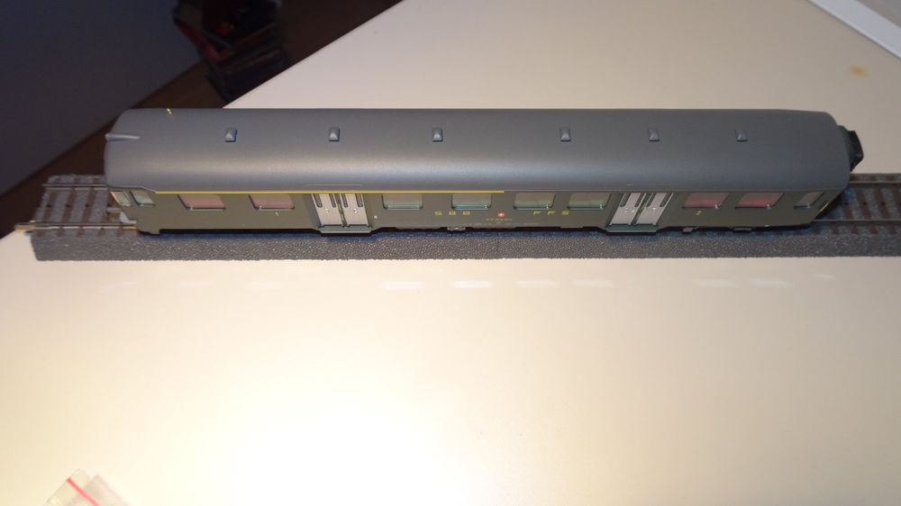 Märklin 43411 Leichtstahl Steuerwagen ABT SBB H0 WS mit OVP | Acheter ...