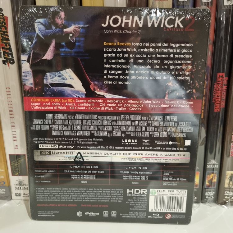 John Wick 2 4Kult Ultra-HD+ Blu-ray HD - kein deutscher Ton | Kaufen auf Ricardo