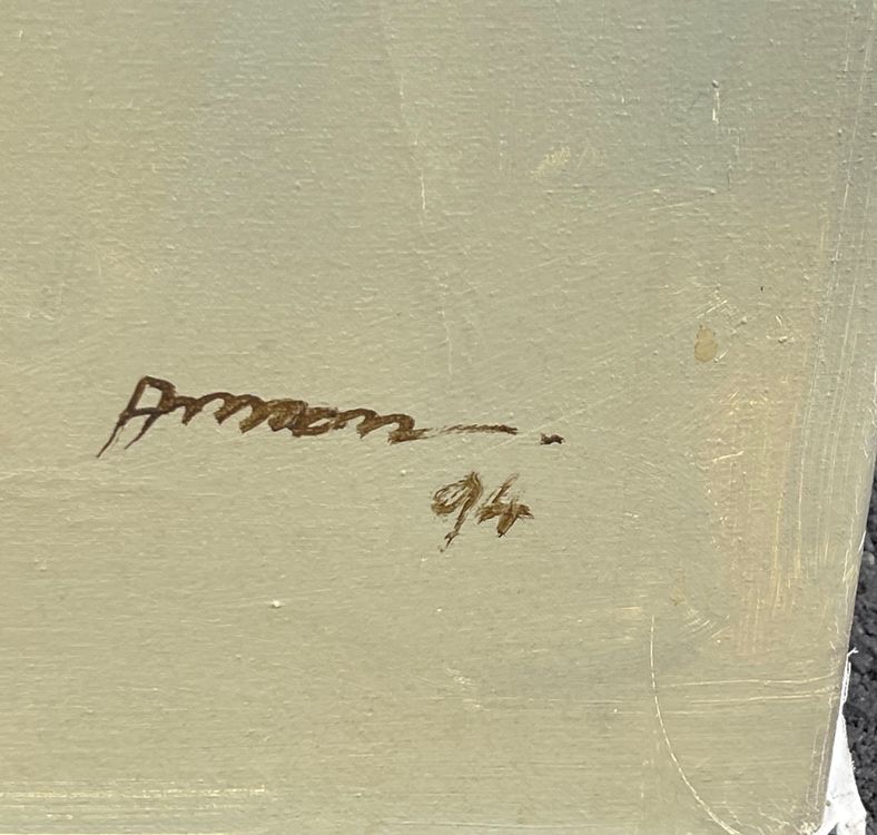 Grosse Damen Akt Gemälde unleserlich Signiert | Kaufen auf Ricardo