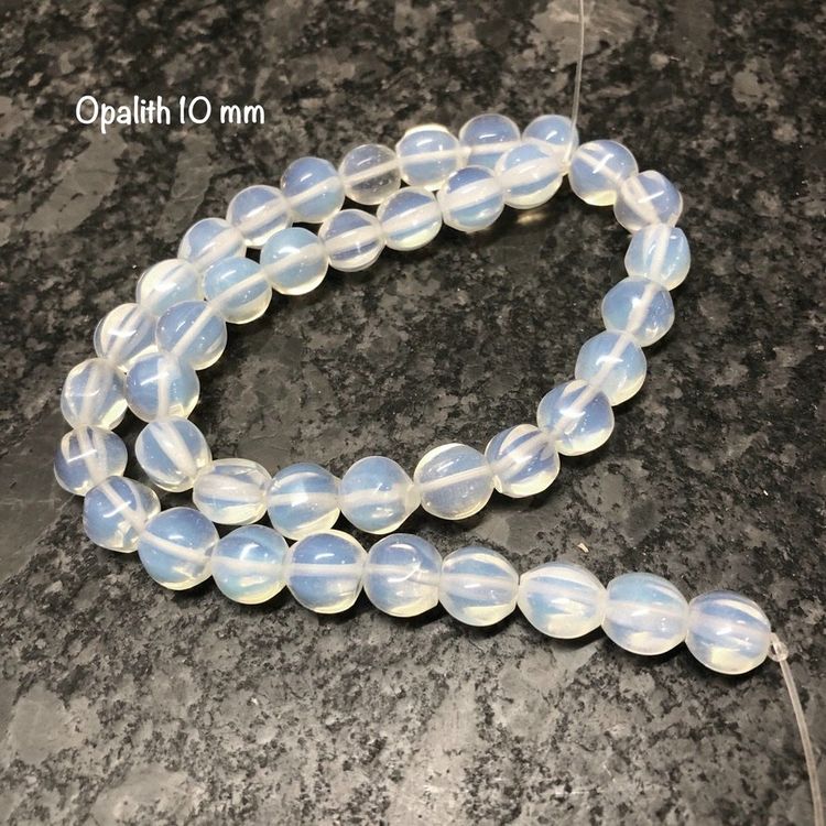 schöne "Opalith" Perlen 10mm - 1 Strang (Neu und originalverpackt) in ...