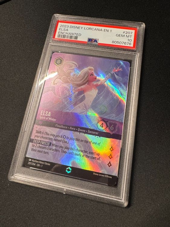 Lorcana Elsa Enchanted PSA10 | Kaufen auf Ricardo