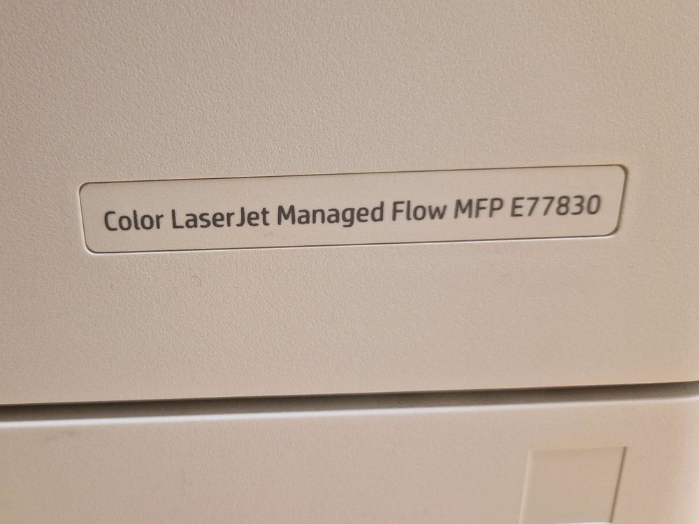 HP Color LaserJet Managed Flow MFP E77830z (Defekt) in Jona für CHF 180 ...