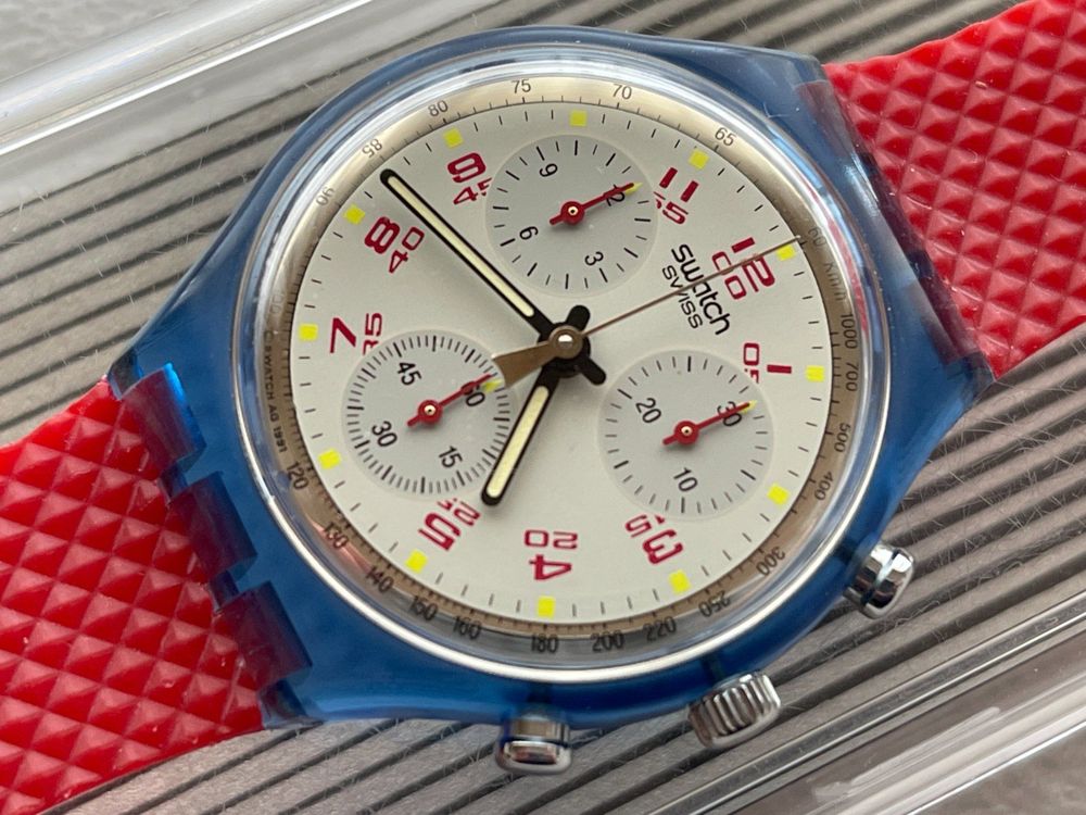 SWATCH CHRONO JFK SCN 103 VON 1992 NEU | Kaufen auf Ricardo