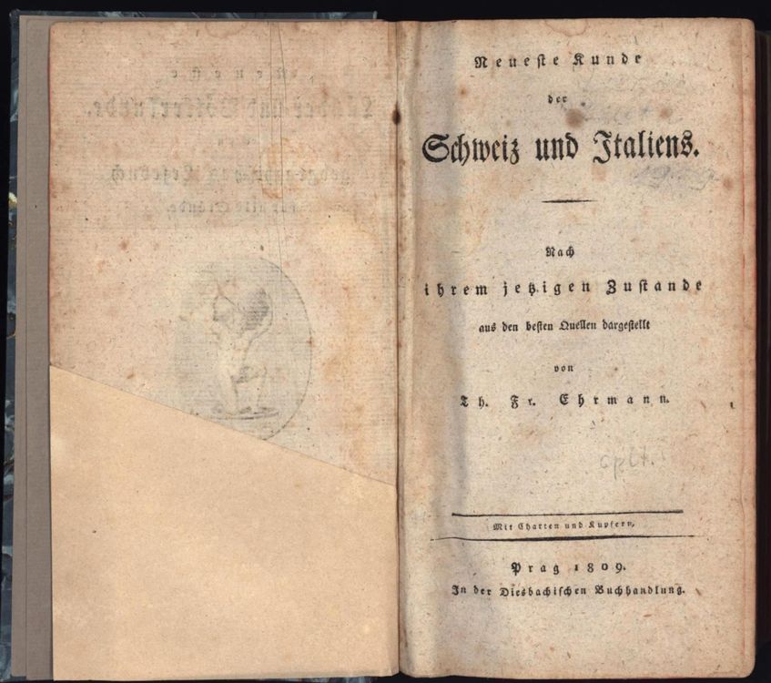 Ehrmann Schweiz und Italien 1809 (Gebraucht) in Rafz für CHF 95 – mit ...