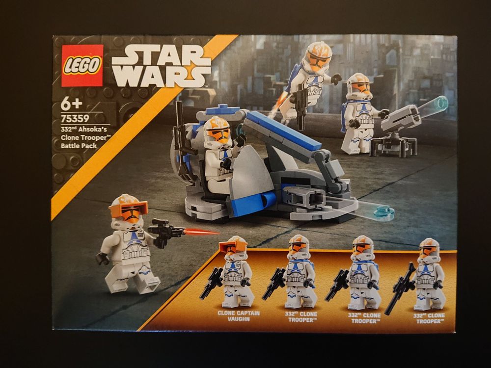 LEGO 75359 Star Wars 332 Ahsoka's Clone Trooper Battle Pack (Neu und ...