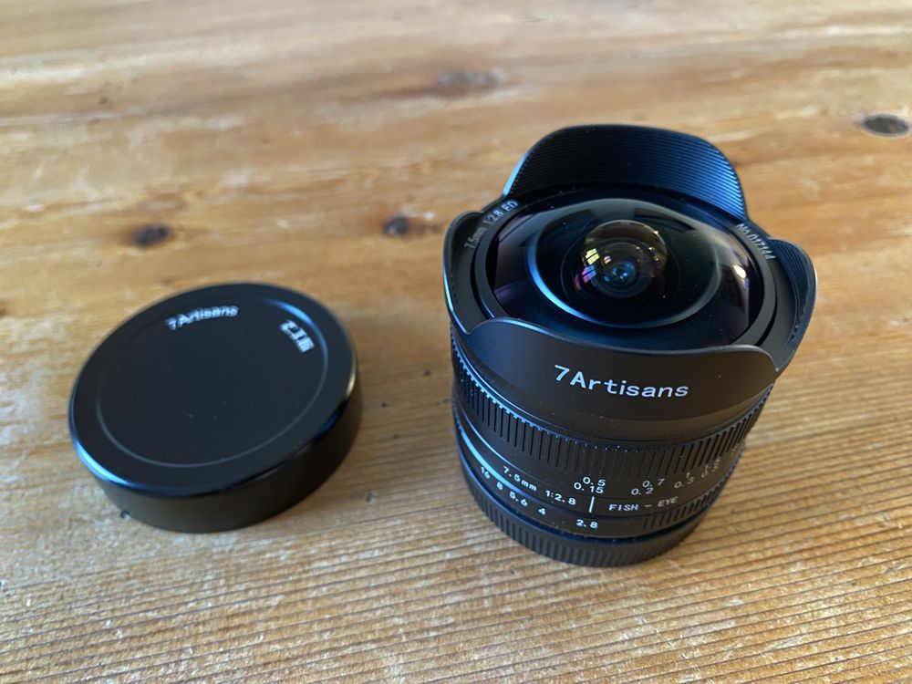 7artisans 7.5mm f2.8 APS-C Fisheye Objektiv E-Mount für Sony (Gebraucht ...