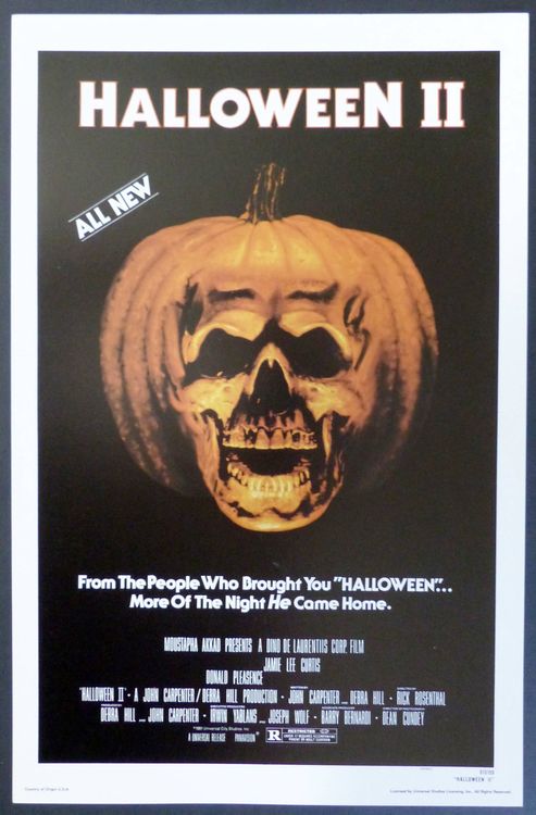 HALLOWEEN II UNIVERSAL ORIGINAL MOVIE POSTER 2001 | Kaufen auf Ricardo