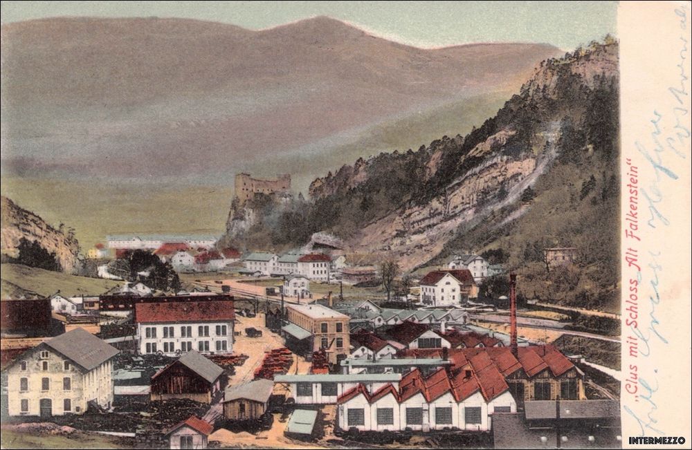 Balsthal SO // 1909 Clus mit Schloss Alt Falkenstein // Klus (Gebraucht) in Basel für CHF 20 ...