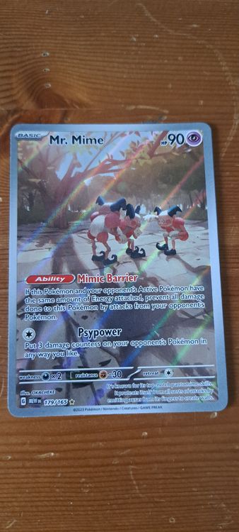 Mr. Mime seltene Pokémon Karte - Top Zustand! Selten! (Neu (gemäss ...