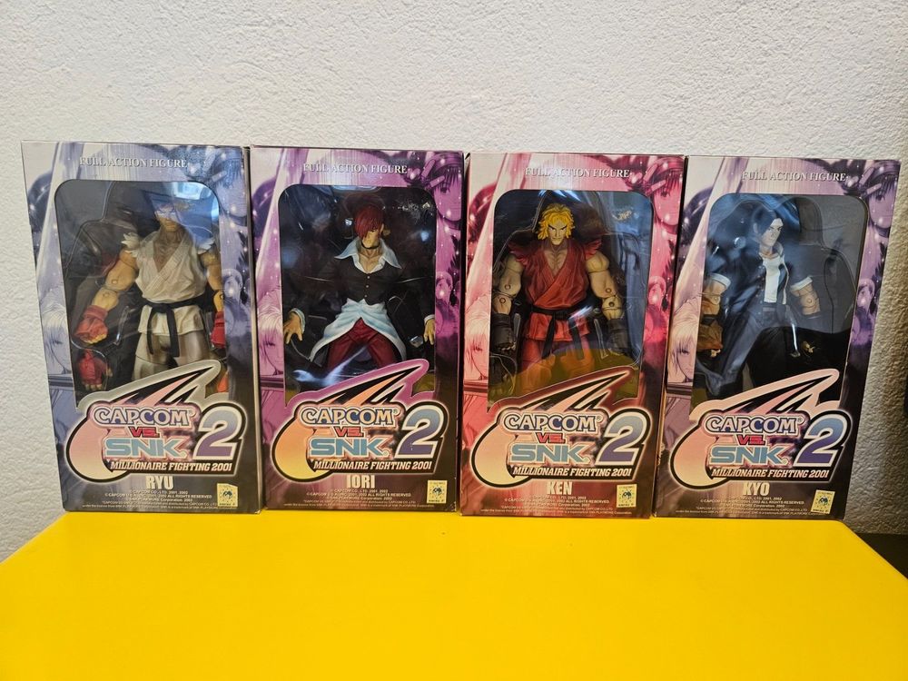 4 Stücke: NEO GEO / CAPCOM VS. SNK 2 - KEN, IORI, KYO, RYU (Neu und ...