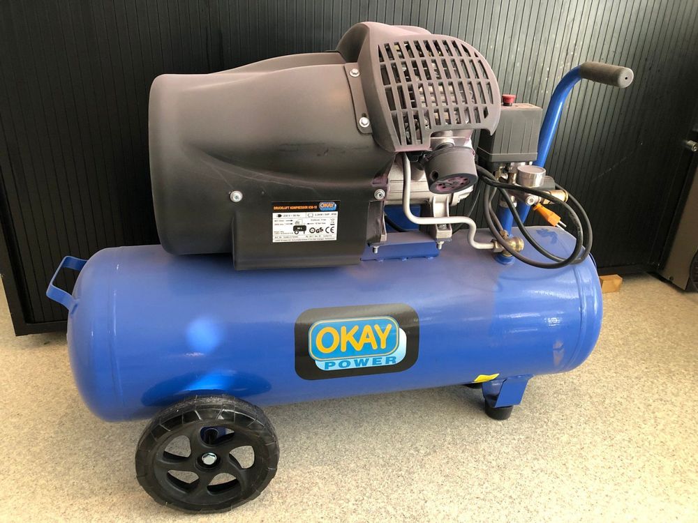 Druckluft-Kompressor OKAY 50L/230V | Kaufen auf Ricardo