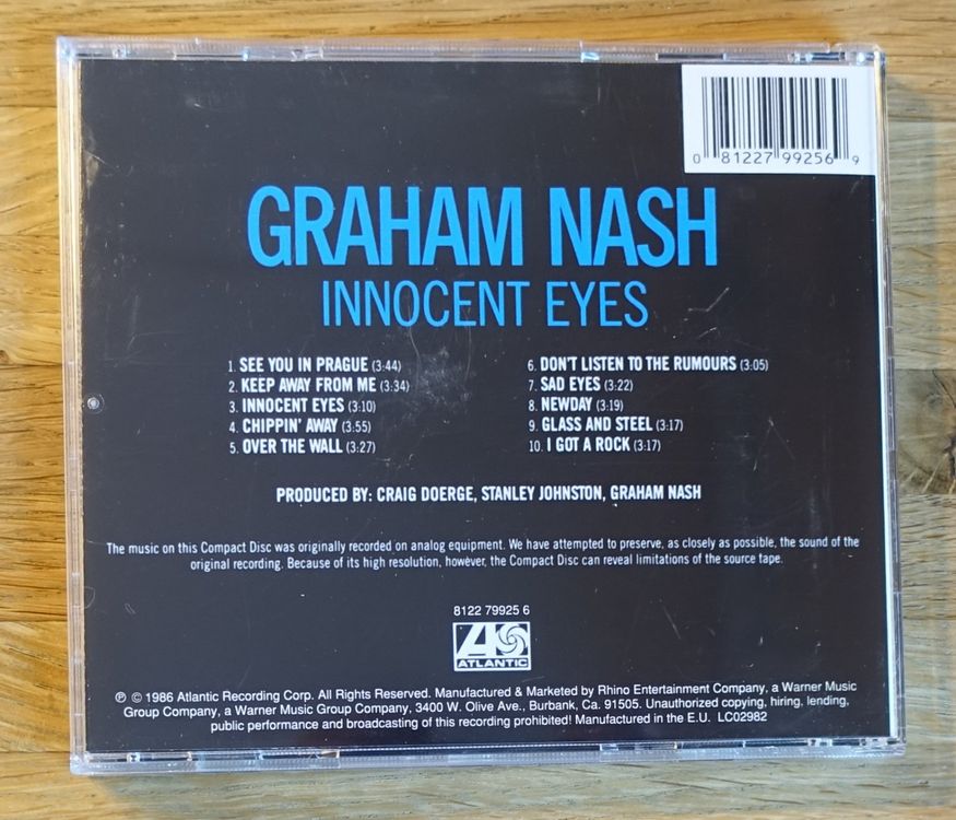 Graham Nash – Innocent Eyes - D22 (Gebraucht) in Sessa für CHF 4.95 ...