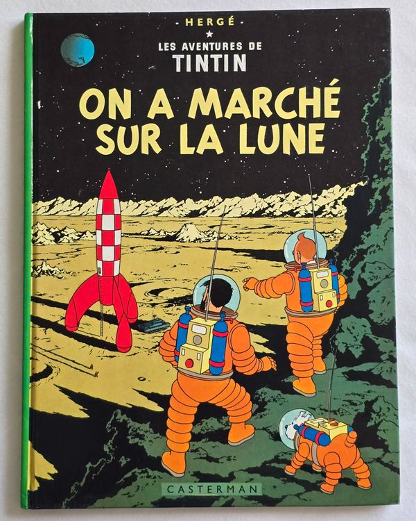 Tintin ON A.M.SUR LA LUNE Tim +Struppi /1980 fester Einband (Gebraucht ...