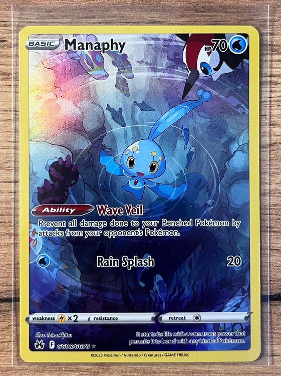Manaphy GG06/70 Pokemon Galarian Gallery Crown Zenith #2 (Gebraucht) in ...
