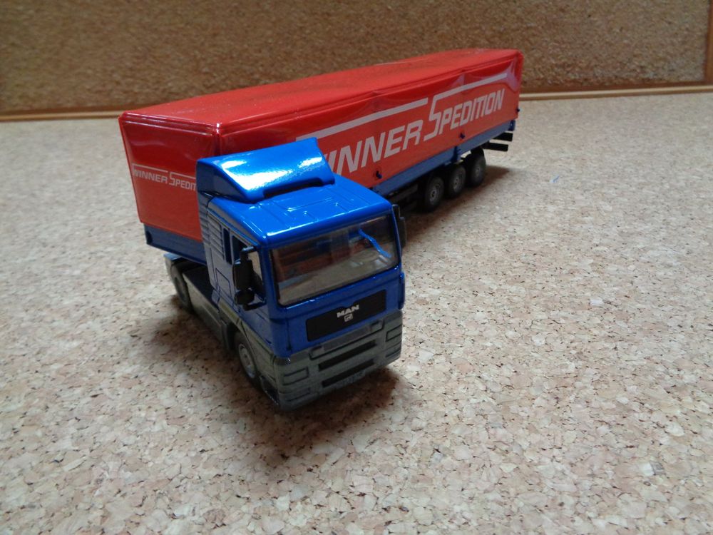 SIKU 3815 MAN TGA Planensattelzug 'Winner Spedition' | Kaufen auf Ricardo