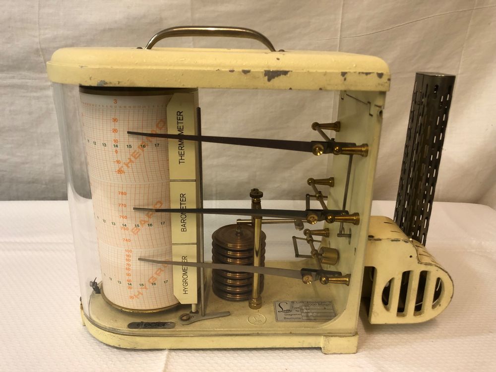Thermo, Hygro, Barograph G.Lufft "Deutschland" 60er Jahre (Gebraucht ...