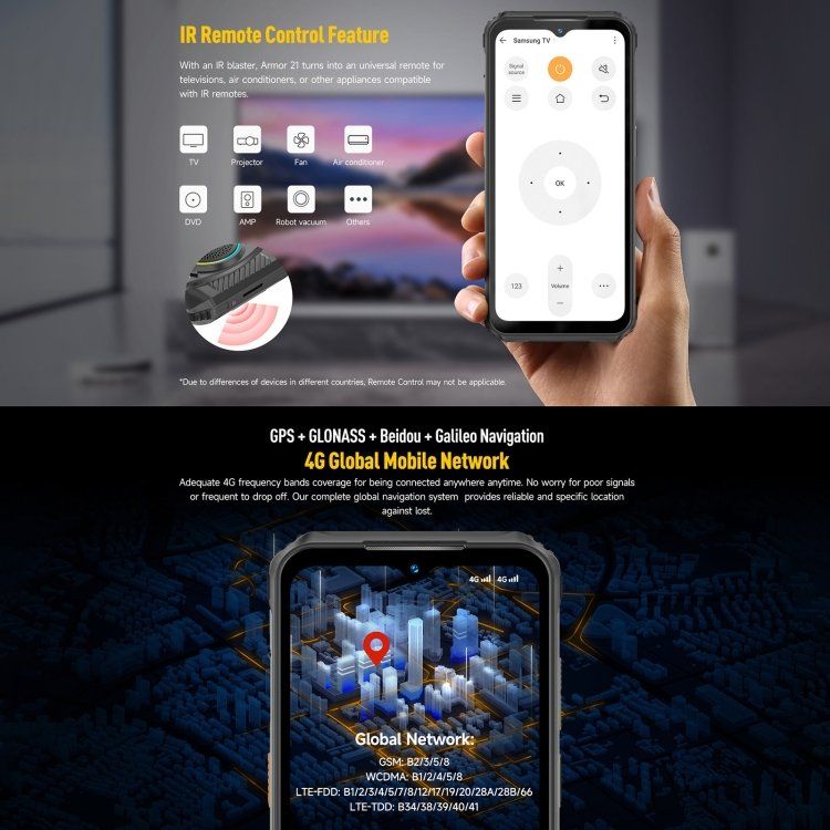 Ulefone Armor 21 Smartphone, Nachtsicht Funktion, 8 GB + 256 (Neu und ...