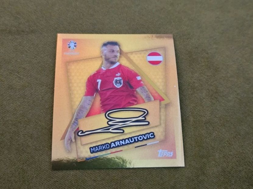 Topps Euro 2024 Sticker | AUT SP | Gold Signature (DE) | Kaufen auf Ricardo