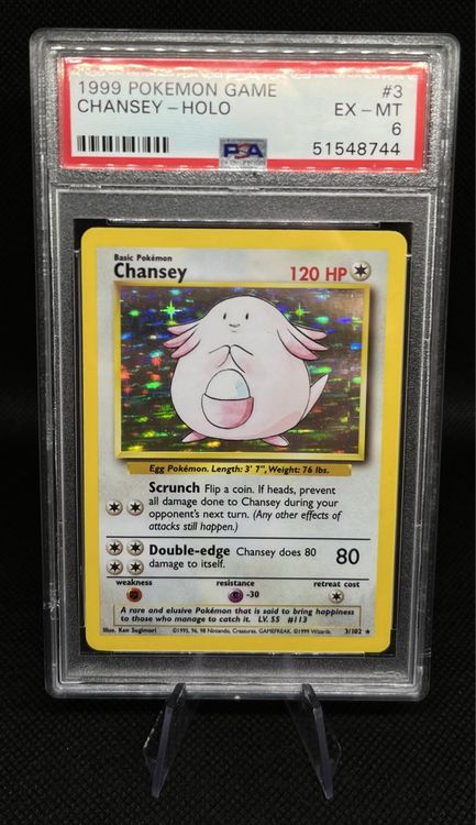 Pokemon Chansey Base Set PSA 6 English (Neu (gemäss Beschreibung)) in ...
