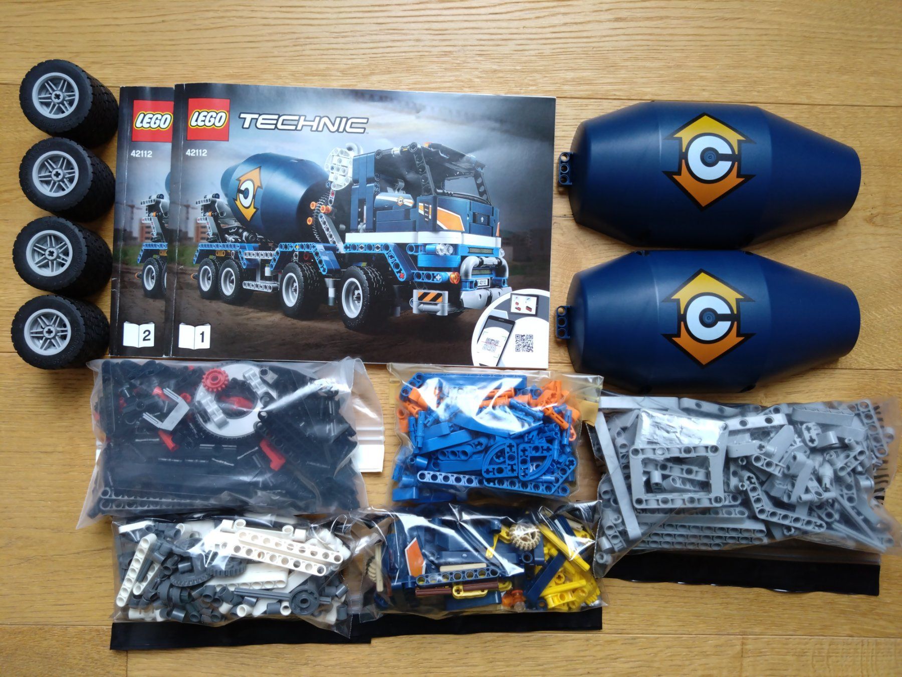 Lego Technic 42112 Betonmischer/LKW/mit OVP/zerlegt+sortiert (Gebraucht ...
