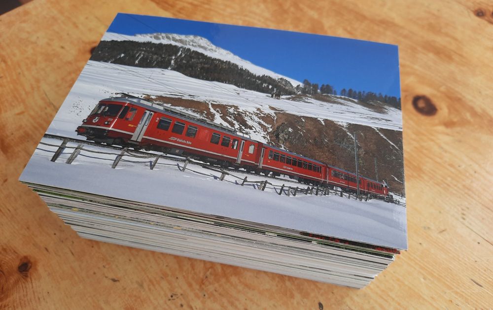 150 Postkarten RhB Rhätische Bahn (Gebraucht) in Bever für CHF 70 – mit ...