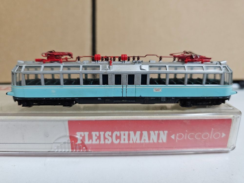 Fleischmann piccolo 7410 lok Panoramique Gläsernen ET 91 DB (Gebraucht ...