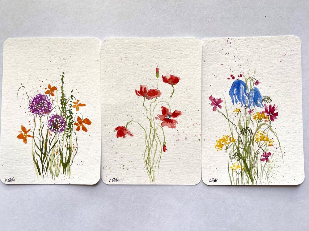 Aquarell (Gebraucht) in Lanzenhäusern für CHF 20 – mit Lieferung auf Ricardo kaufen