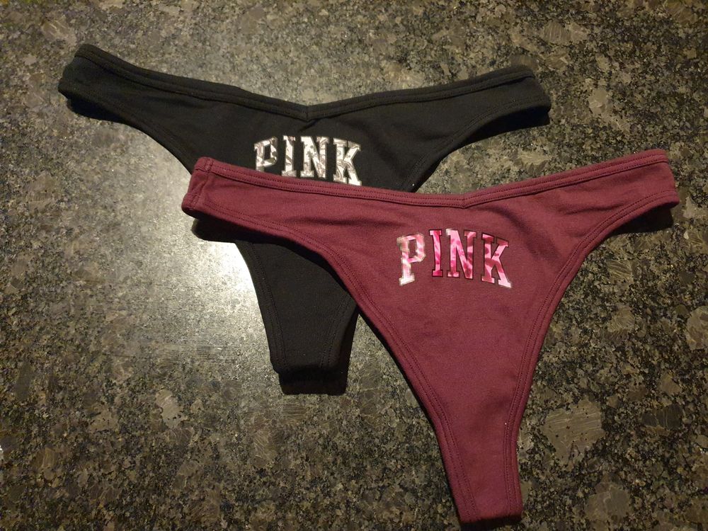 2er-Set Strings (Thong) von Victoria's Secret / Pink, L (Neu und ...