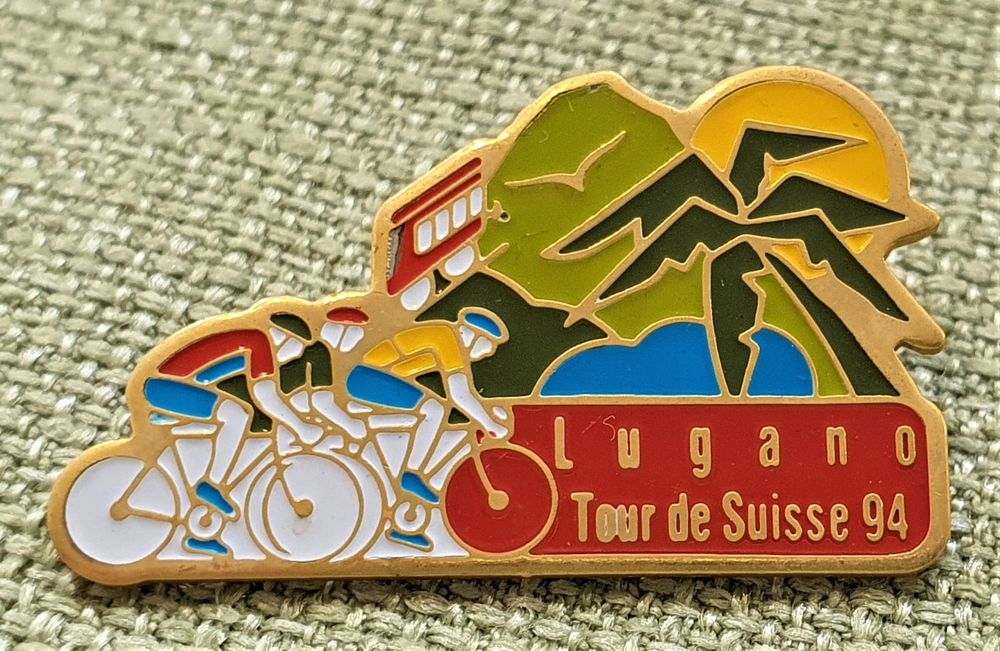 P417 Pin Velo- Rennen Tour de Suisse 1994 - Lugano | Kaufen auf Ricardo