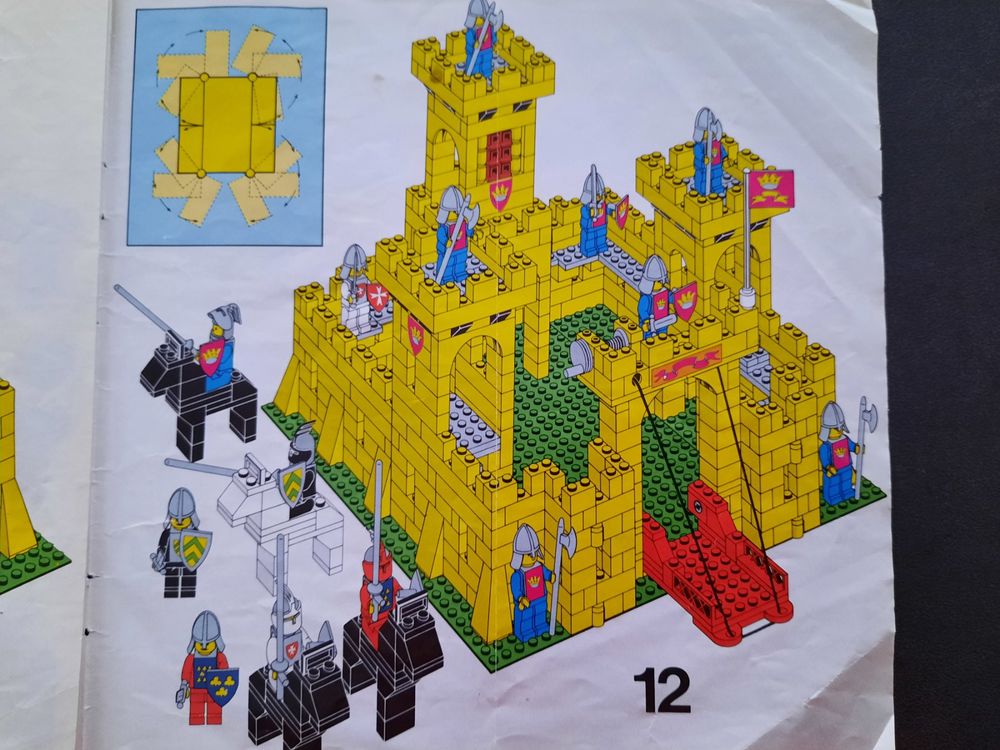 Lego Castle Set 375 gelbes Schloss-Burg JG 1978*Rarität* (Gebraucht) in ...