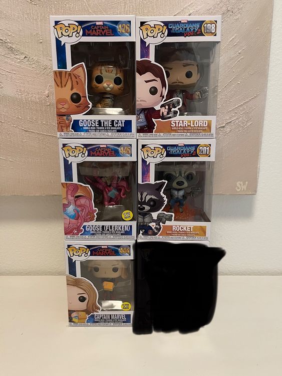 Funko Pop " Marvel Helden aus Guardians und Captain Marvel " (Neu und ...