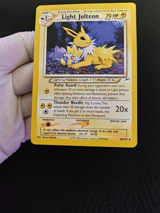 Light Jolteon Pokemon Karte (D'occasion) à Killwangen pour CHF 12 ...