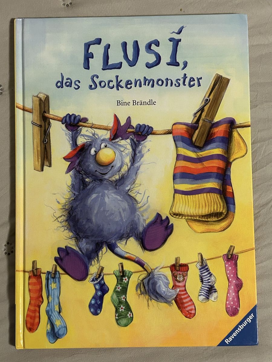 Kinderbuch: Flusi, das Sockenmonster, Bine Brändle, (Gebraucht) in ...