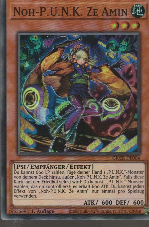 TCG YU-GI-OH! GRAND CREATORS GRCR DE 004 Noh-P.U.N.K. Ze Ami | Kaufen auf Ricardo