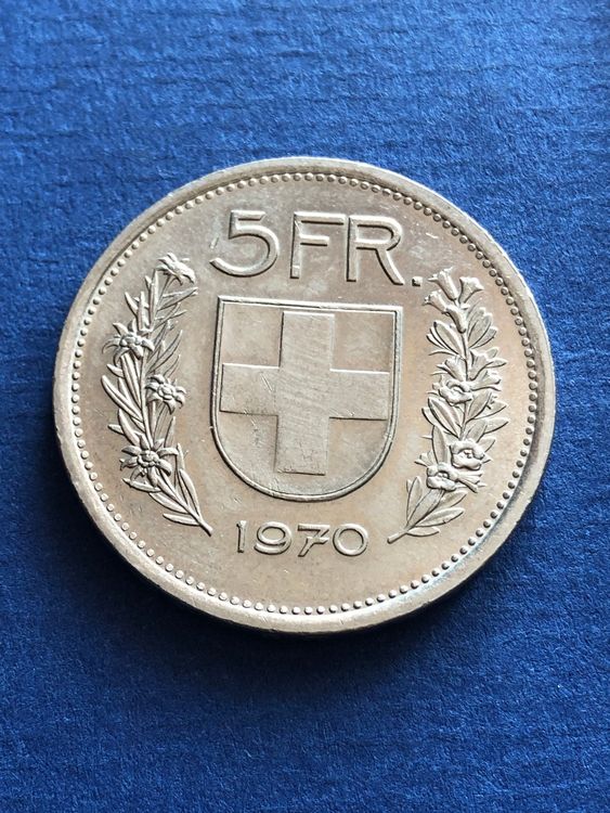 5 Fr. 1970 vorz. - unz. (Gebraucht) in Schötz für CHF 8 – mit Lieferung ...