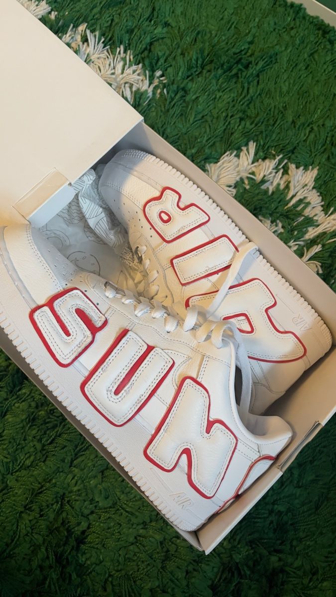 Ultra Rare CPFM x Nike Air Force 1 – SUN / AIR – Red Outline (Neu ...